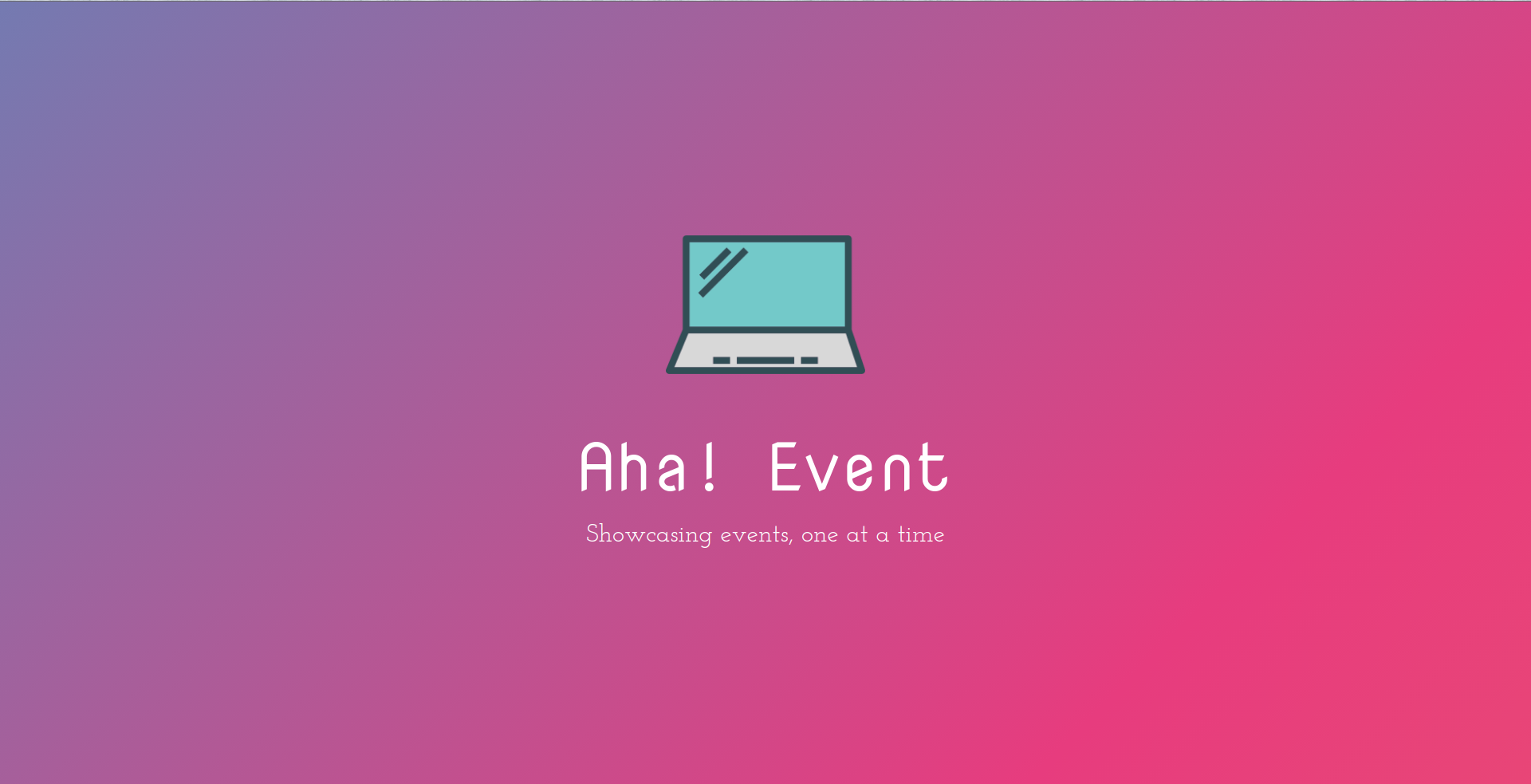 Aha! Event